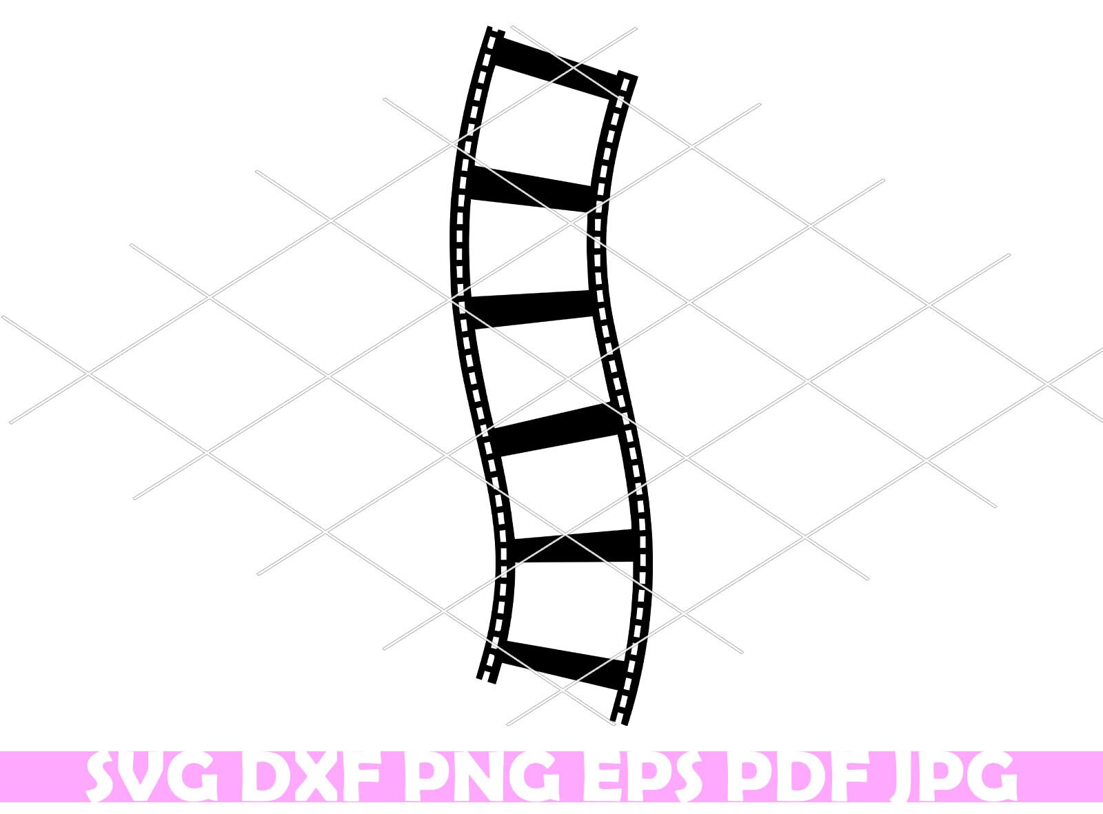 Film Strip Svg Film Svg Movie Clipart Hollywood Clip Art - Etsy España