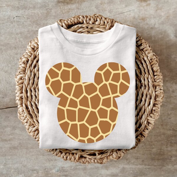 Mickey Mouse Giraffe Print - Etsy