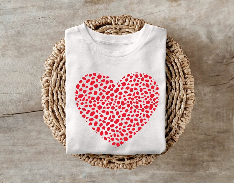 Leopard Heart Print SVG Heart Leopard SVG Animal Heart Svg - Etsy