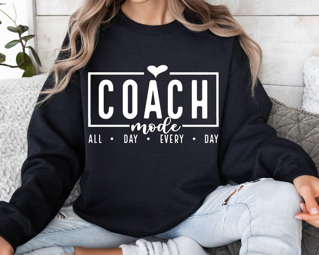 Coach Mode SVG PNG, Baseball Coach Svg, Cheer Coach Svg, Coach Shirt ...