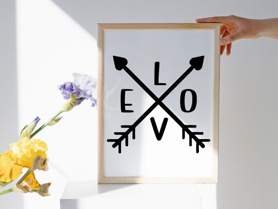 Love Svg Love Quote Svg Dxf Png Instant Download Valentine | Etsy