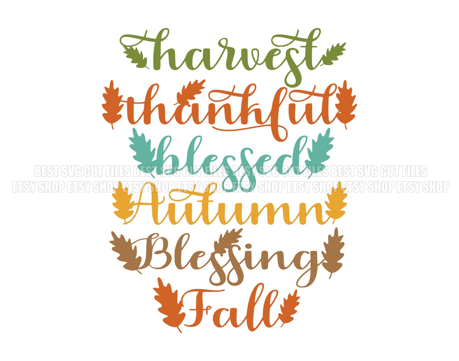 Fall Words PNG Fall Words SVG Fall SVG Fall List Svg Fall - Etsy