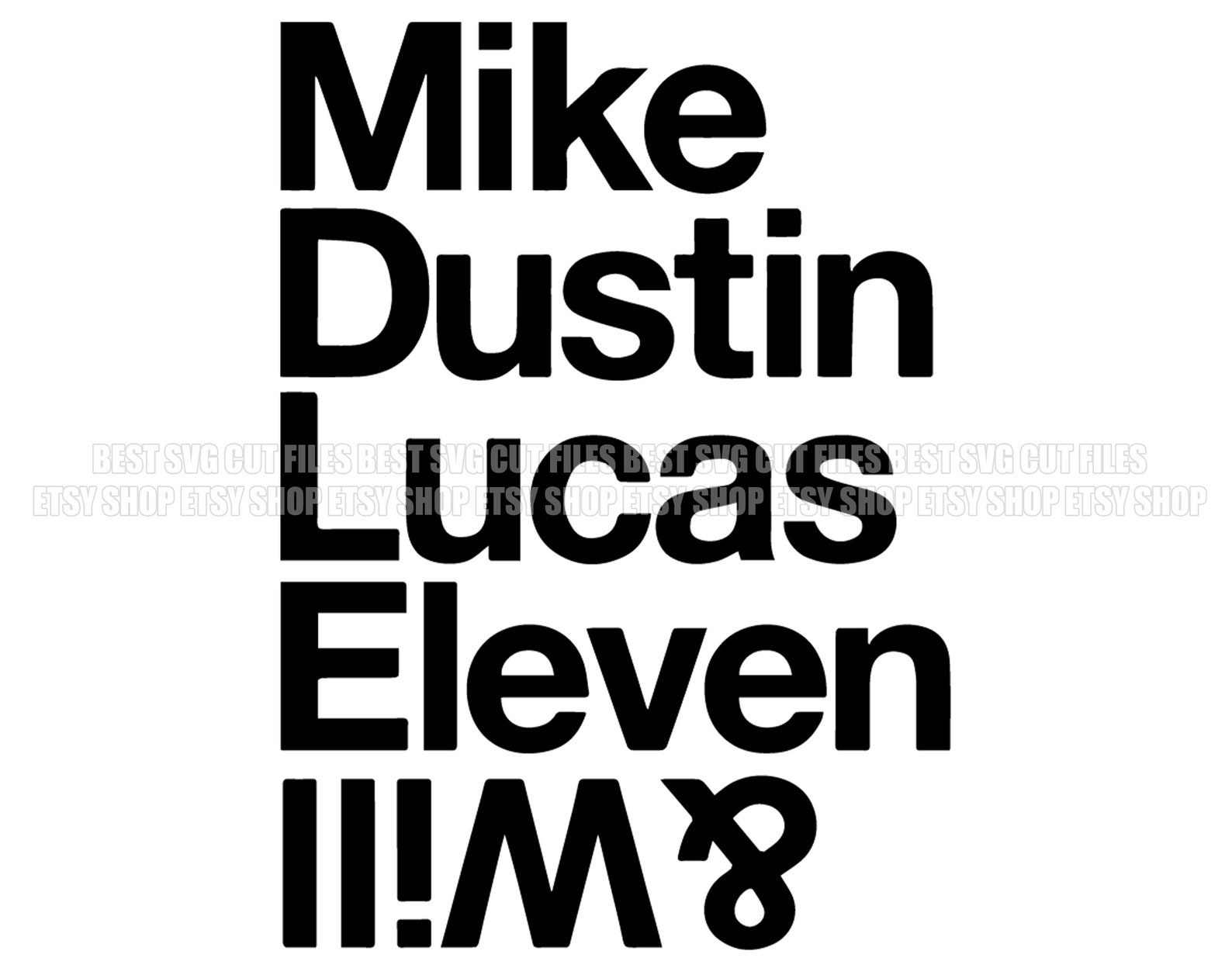 Stranger Things SVG Eleven SVG Friends Dont Lie SVG Upside - Etsy