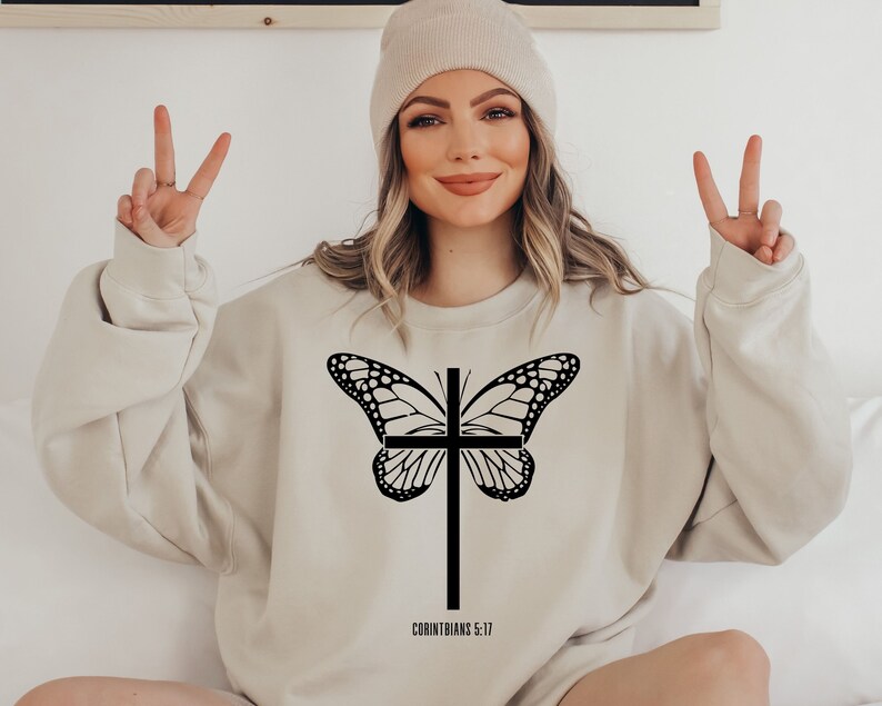 Butterfly Cross Svg, Cross SVG, Christian SVG, Faith Svg, Jesus SVG ...