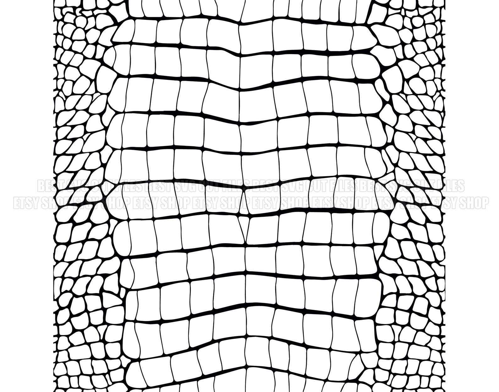 Crocodile Seamless Pattern Pdf CMYK Jpg RGB Eps Reptile - Etsy