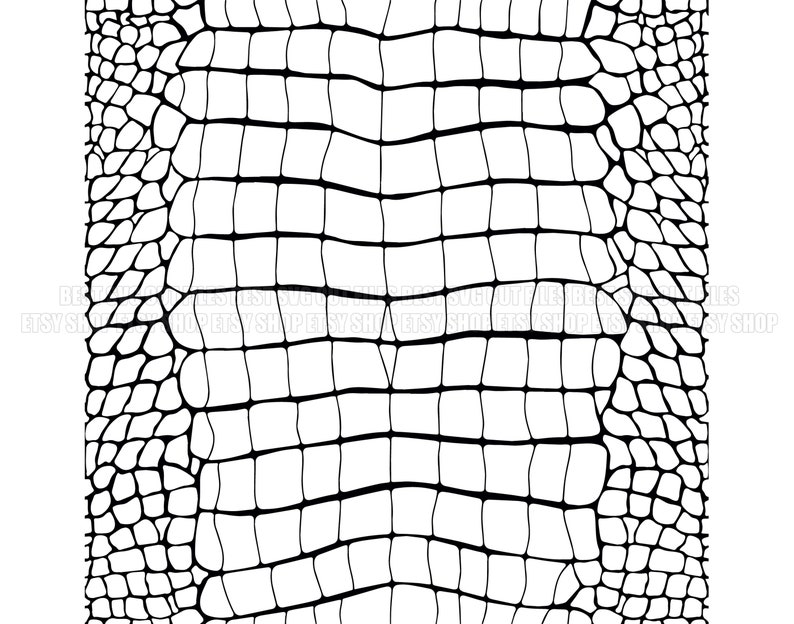 Crocodile Seamless Pattern | Pdf CMYK, Jpg RGB, Eps | Reptile Alligator ...