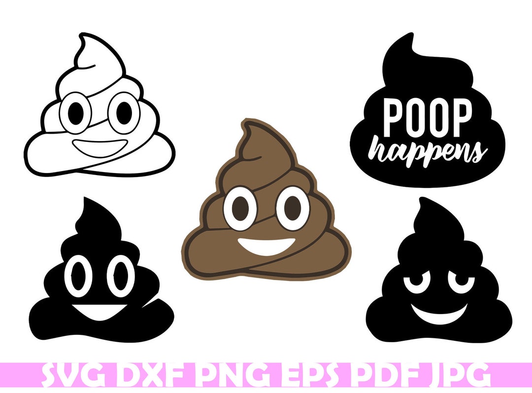 Poop Svg, Poop Emoji Svg - Etsy