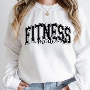 Fitness Mode SVG PNG, Fitness Svg, Gym Shirt Svg, Exercise Svg, Workout ...