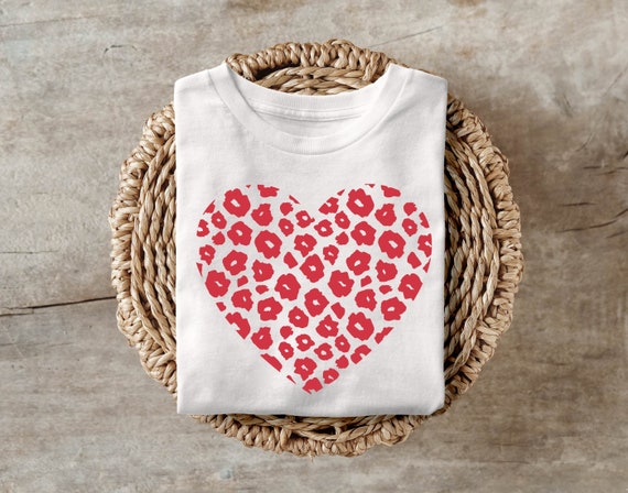 Cheetah Heart Print SVG Heart Cheetah SVG Animal Heart Svg - Etsy