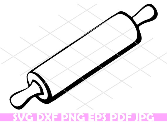 Rolling Pin Svg Ai Dxf Eps Png Jpg Baker Baking - Etsy