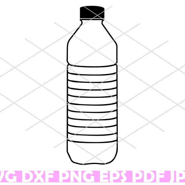 Water Bottle Svg - Etsy