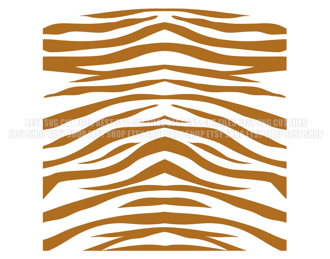 Tiger SVG, Animal Print SVG, Tiger Circle, Seamless Tiger Pattern ...