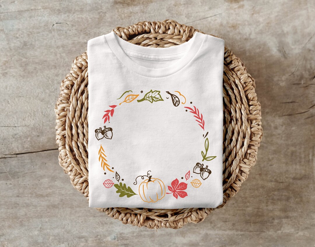 Fall Frame Svg, Autumn Leaves Svg, Fall Frame Thanksgiving, Svg, Fall ...