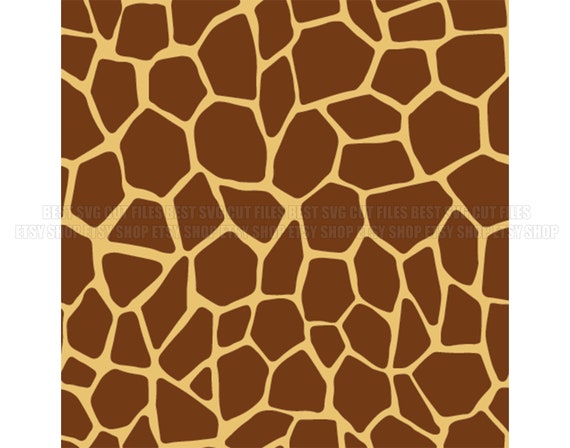 Giraffe Print Svg Animal Print Svg Files Giraffe Pattern - Etsy