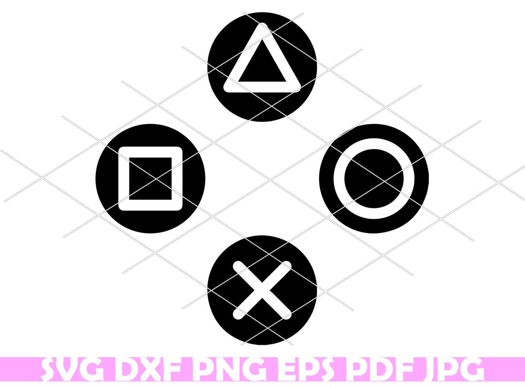 Playstation Buttons Svg,playstation Buttons Png,playstation Button Dxf ...