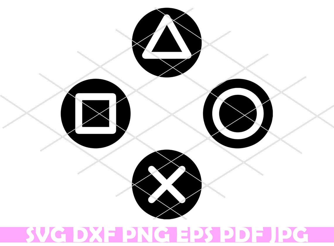 Botones de Playstation SVG, Botones de Playstation Png, Botón de ...
