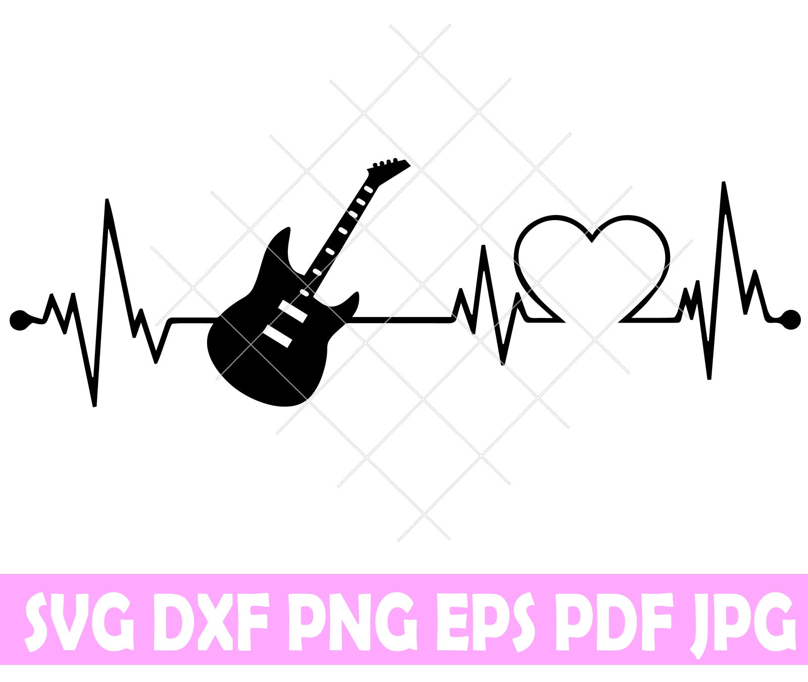 Electro Guitar Svg Guitar Svg Electro Guitar Png Electro - Etsy