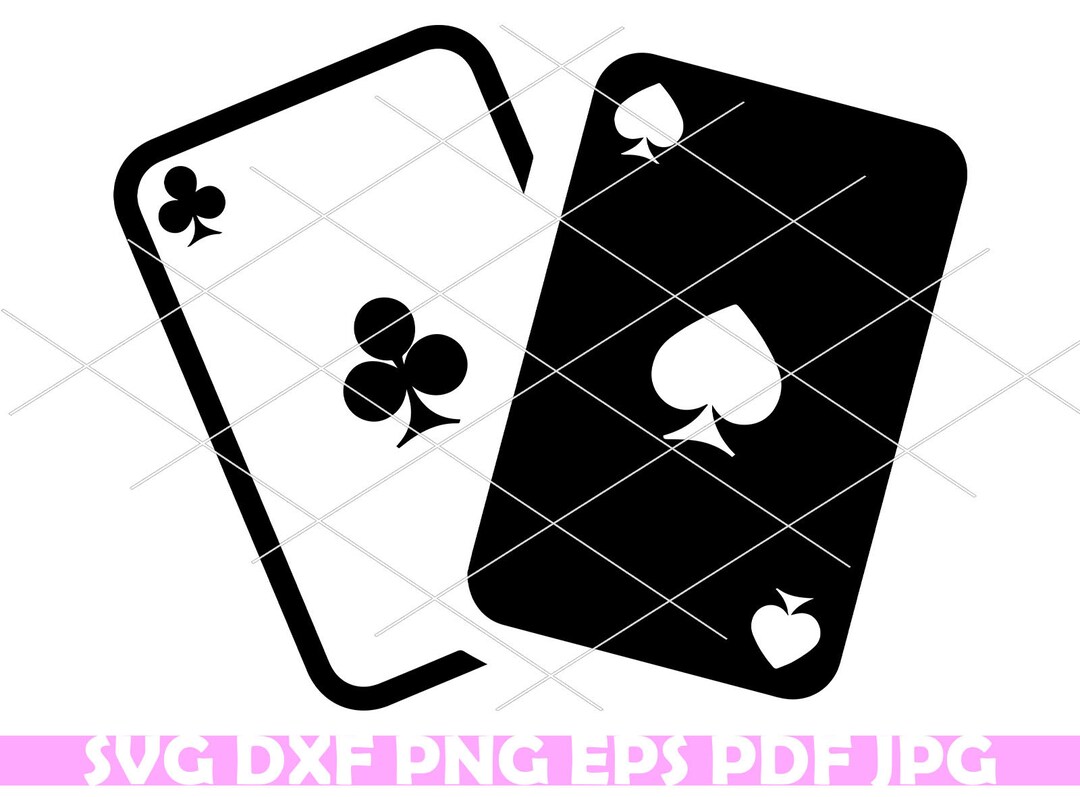 Cards SVG - Poker Vector Images Clipart - SVG File for Cricut - Eps ...