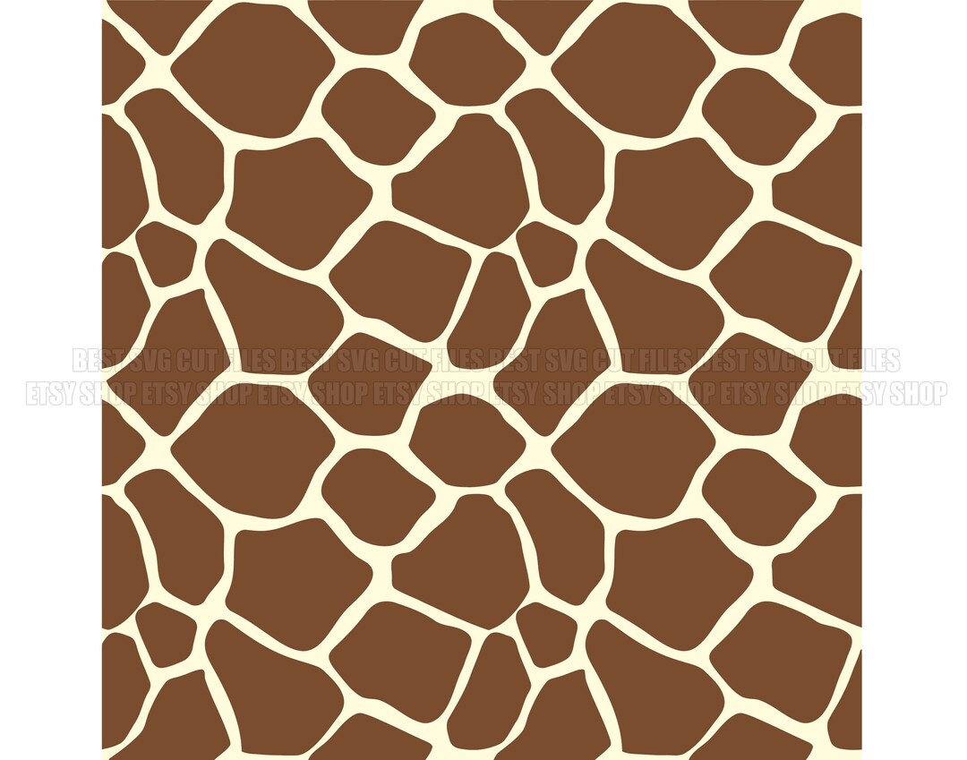 Giraffe Print Svg, Animal Print Svg, Files Giraffe Pattern Svg, Giraffe ...