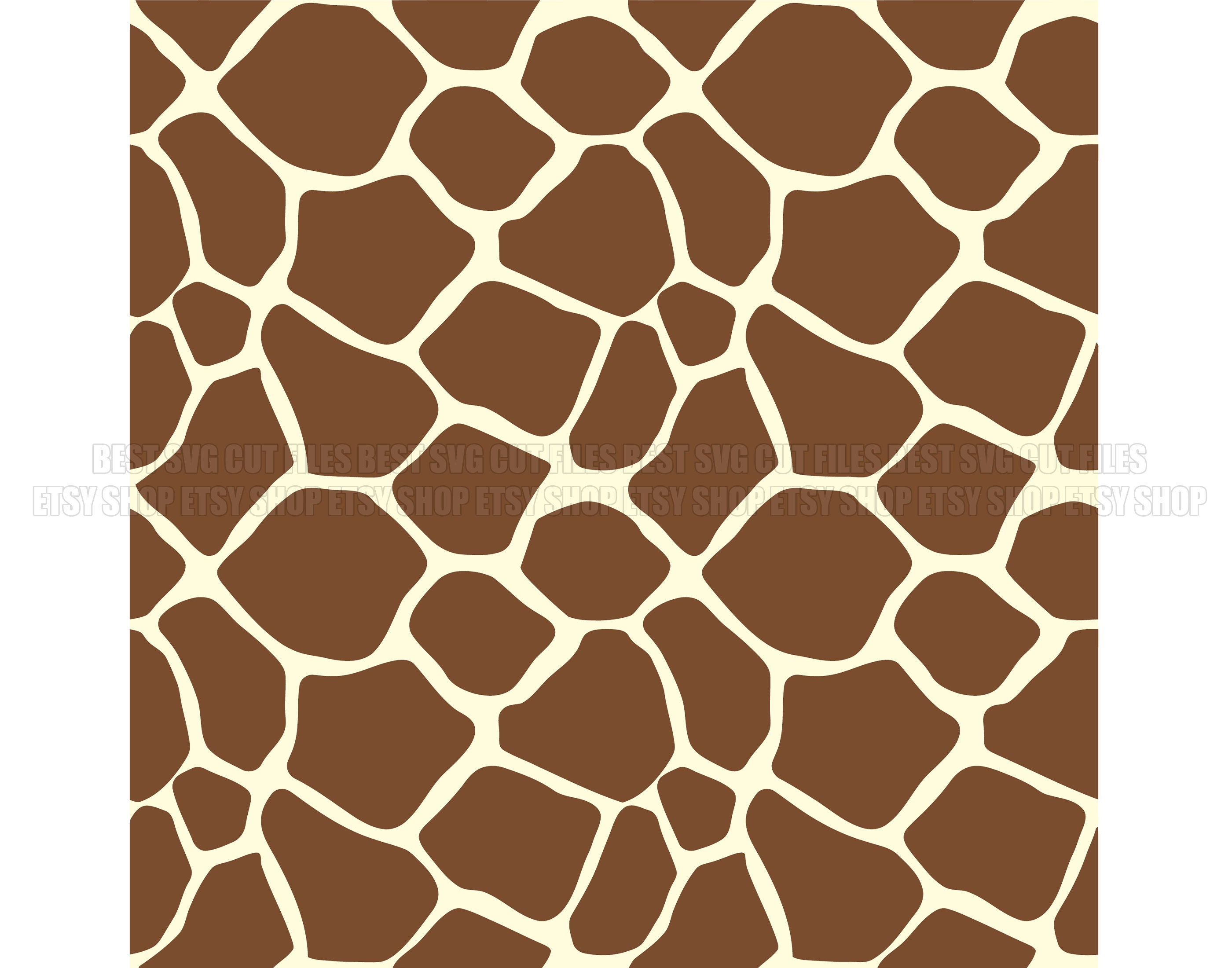 Giraffe print svg Animal print svg files Giraffe pattern - Etsy México