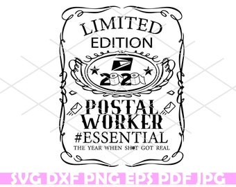 Postal Worker Svg | Etsy