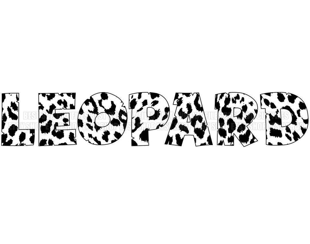 Layered Leopard Print SVG, Leopard SVG, Leopard Texture SVG, Cheetah ...