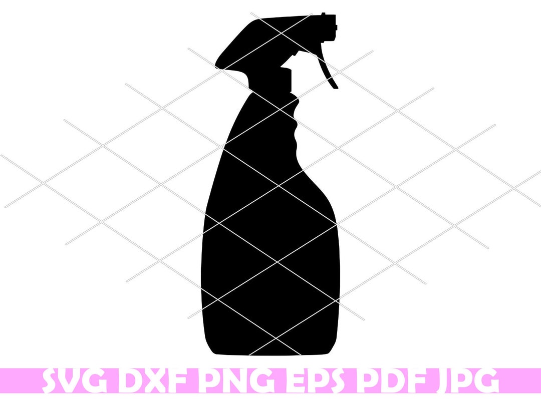 Spray Cleaner SVG, Spray Bottle Svg, Spray Cleaner Clipart, Spray ...
