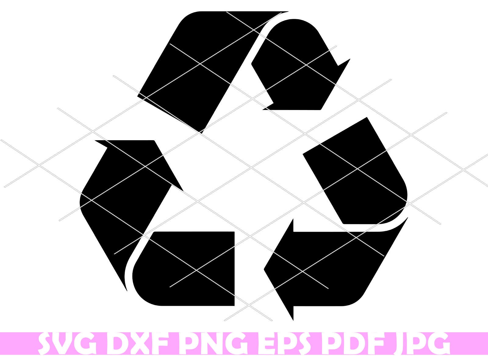 Recycle Grunge - SVG File, Dxf, Png - Etsy