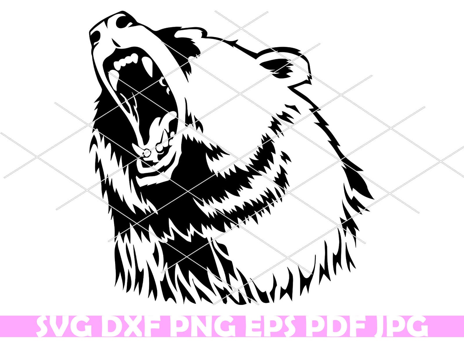 Bear Svg, Bear Png, Bear Dxf - Etsy