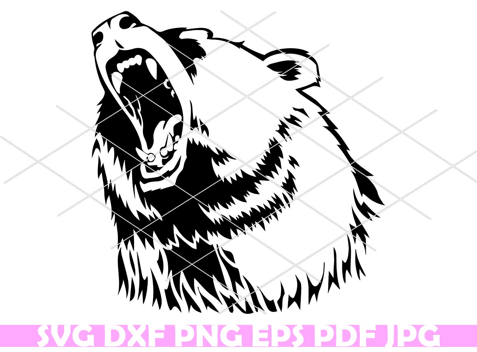 Bear Svg, Bear Png, Bear Dxf - Etsy