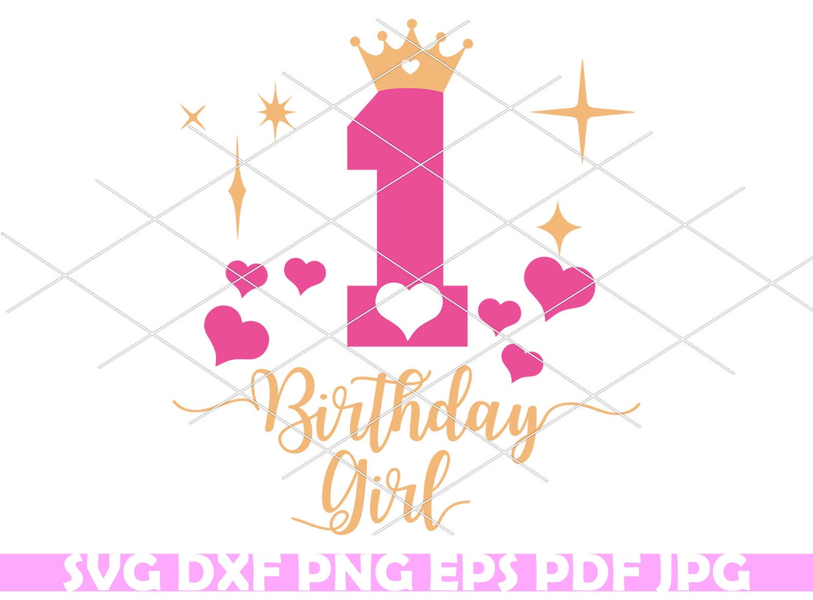 One Birthday Svg Birthday Svg 1th Birthday Svg Birthday | Etsy