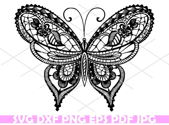 Butterfly Svg Butterfly Png Butterfly Mandala Svg Mandala - Etsy