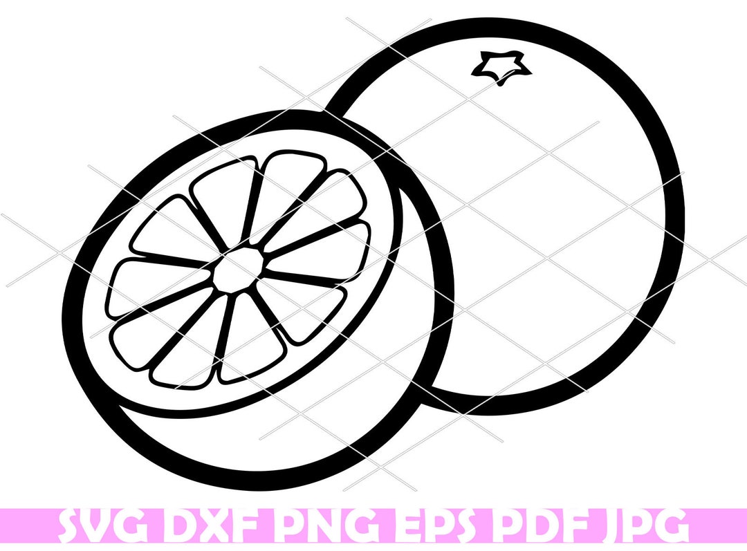 Orange SVG, Orange Fruit Svg, Lemon SVG, Orange Cut Files, Orange Print ...