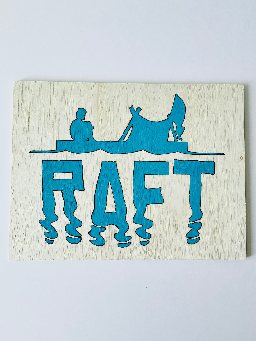 Raft Wood Burning Art: Handmade Pyrography Wall Decor - Etsy