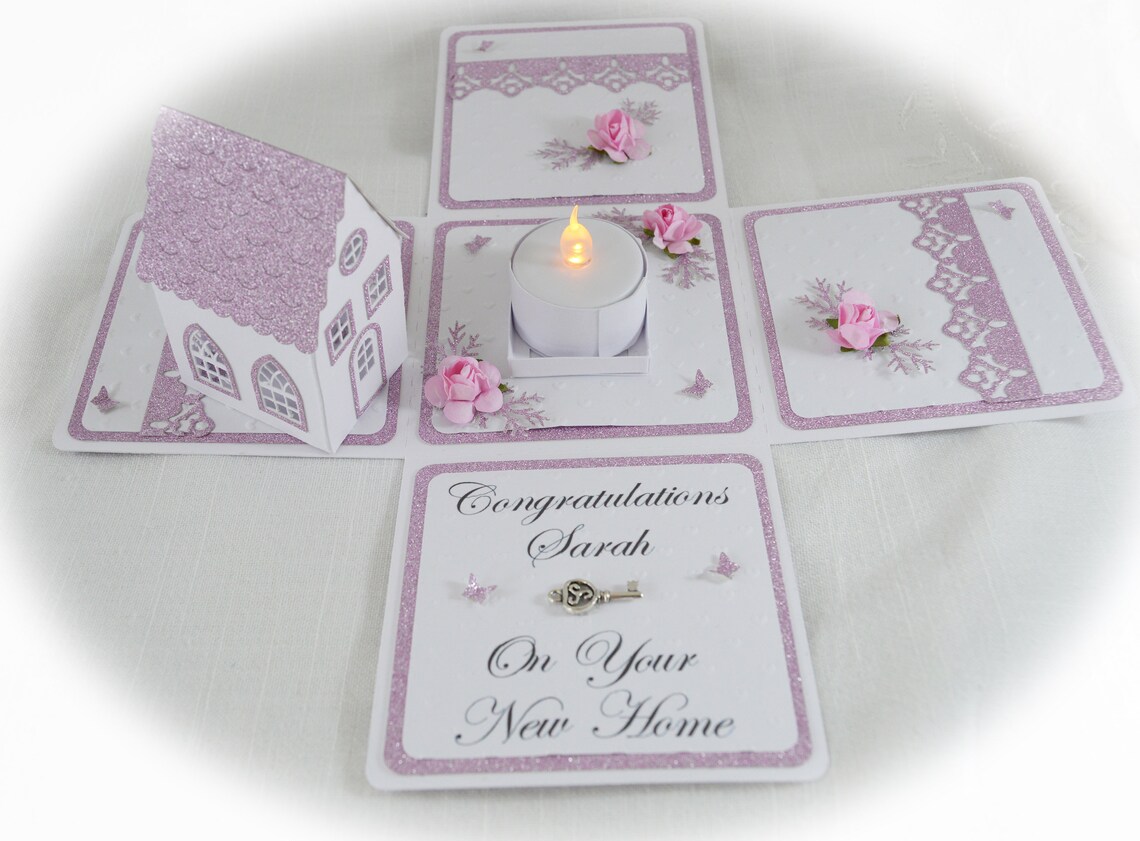 Explosion Box New Home Card Exploding Box New House Card - Etsy