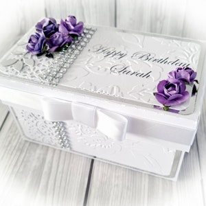 Explosion Box, Exploding Box Card ,handmade Wedding Anniversary ...