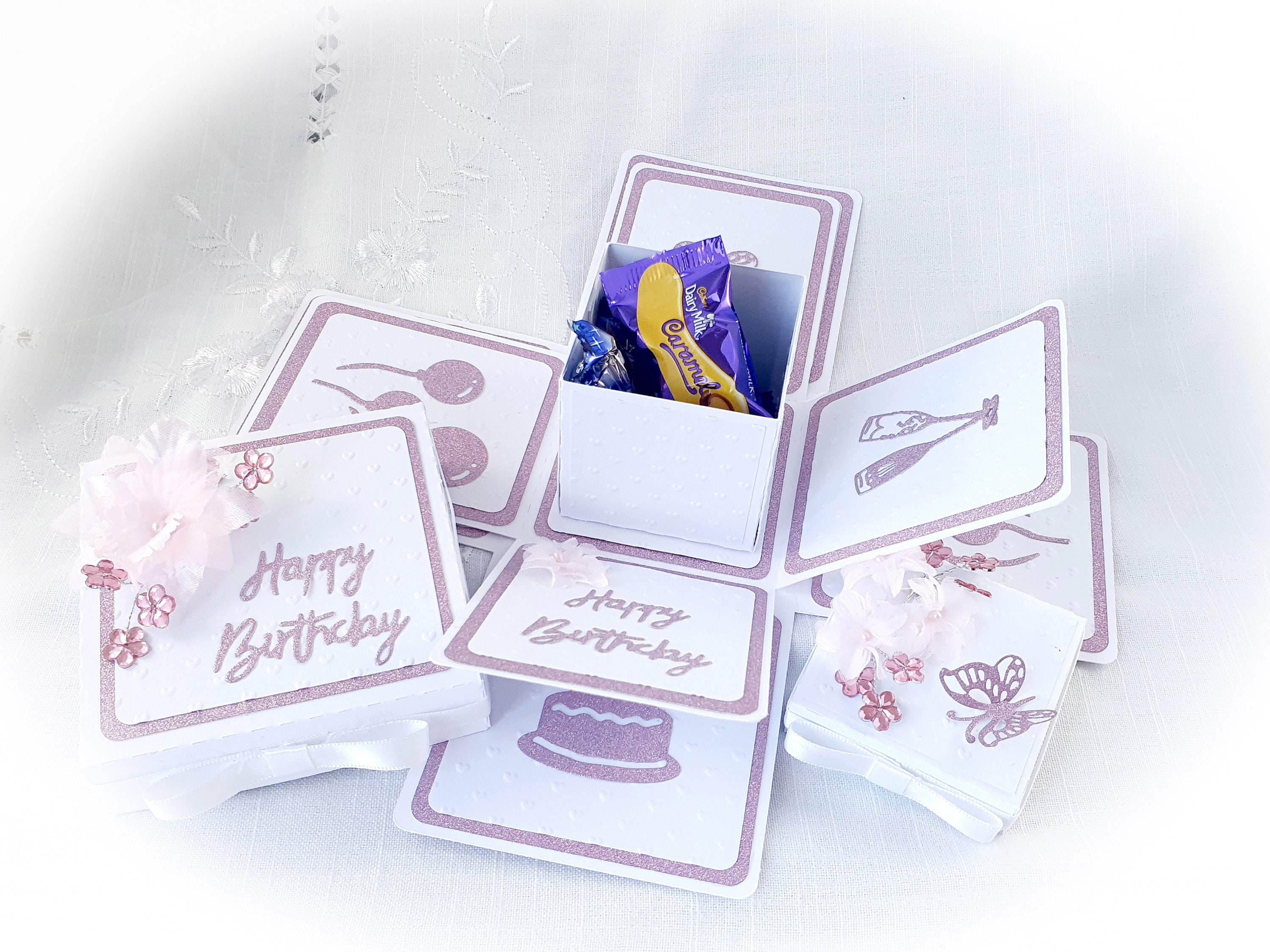 Exploding Box Card Explosion Box Card Money Card Box - Etsy UK