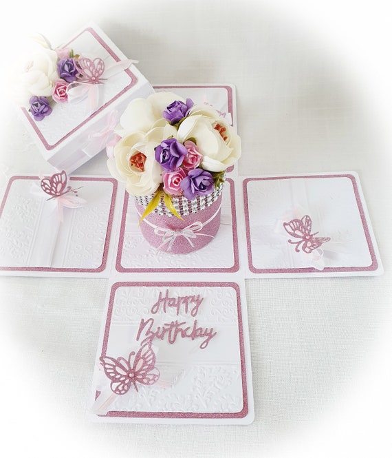 Exploding Box Card Explosion Box Card Money Card Box Hat - Etsy UK