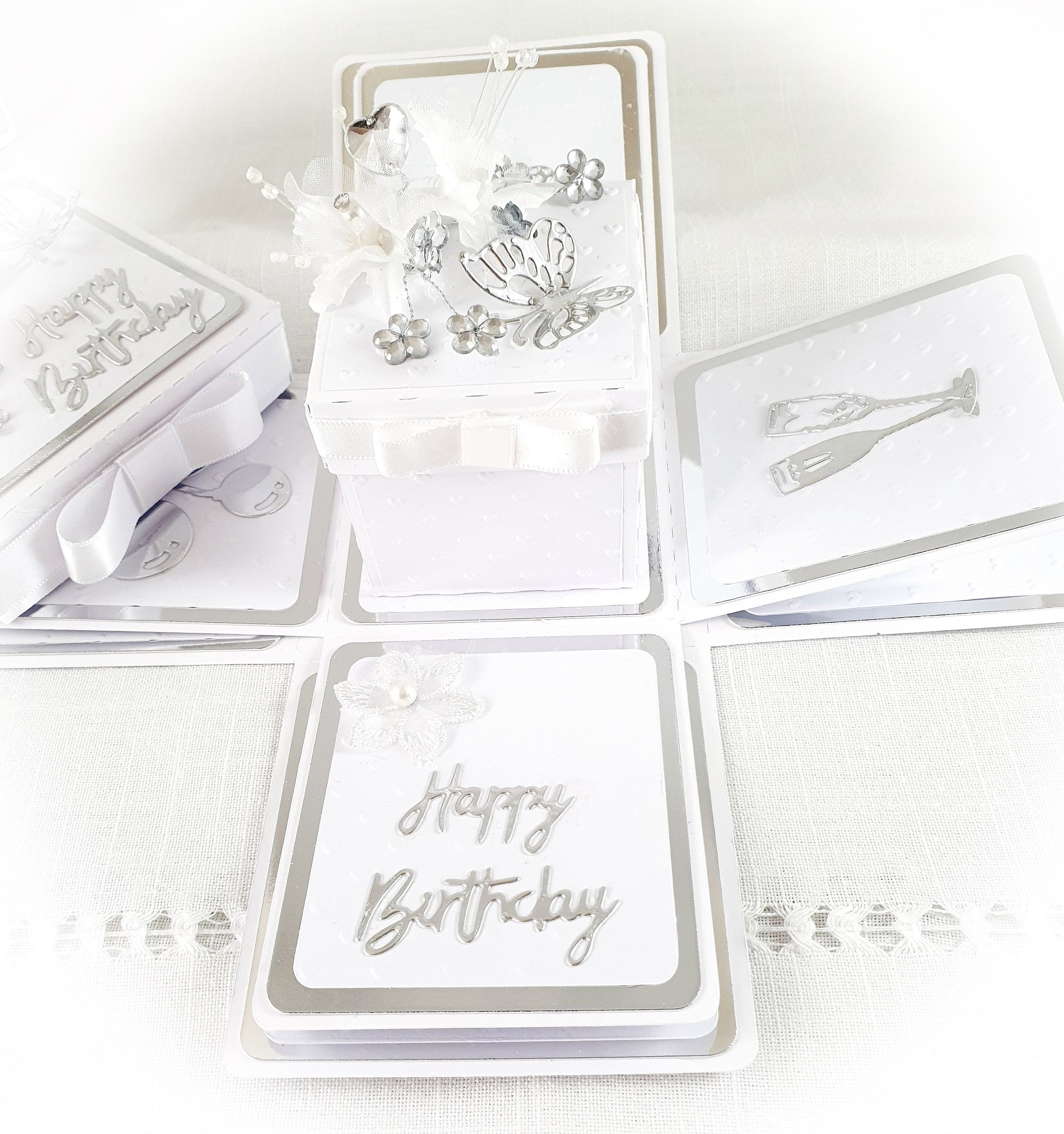 Exploding Box Card Explosion Box Card Money Card Box - Etsy UK