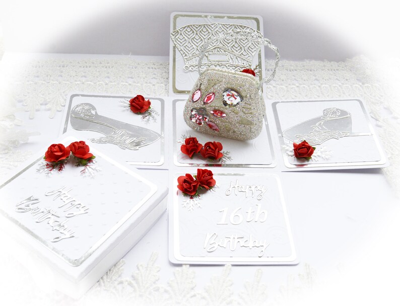 Birthday Explosion Box Exploding Box Card Pop up Birthday - Etsy