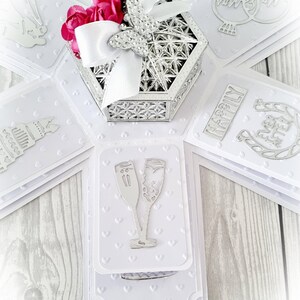 Explosion Box, Exploding Box Card ,handmade Wedding Anniversary ...