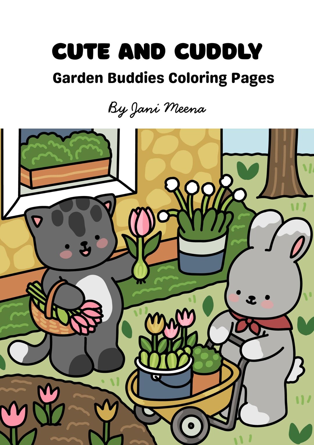 Coloring Pages, Cute and Cuddly Garden Buddies Coloring Pages, for ...