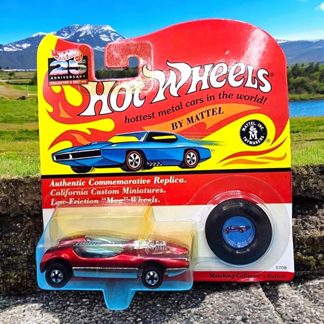 Hot Wheels 25th Anniversary 1992 Splittin' Image 5708 Red California ...