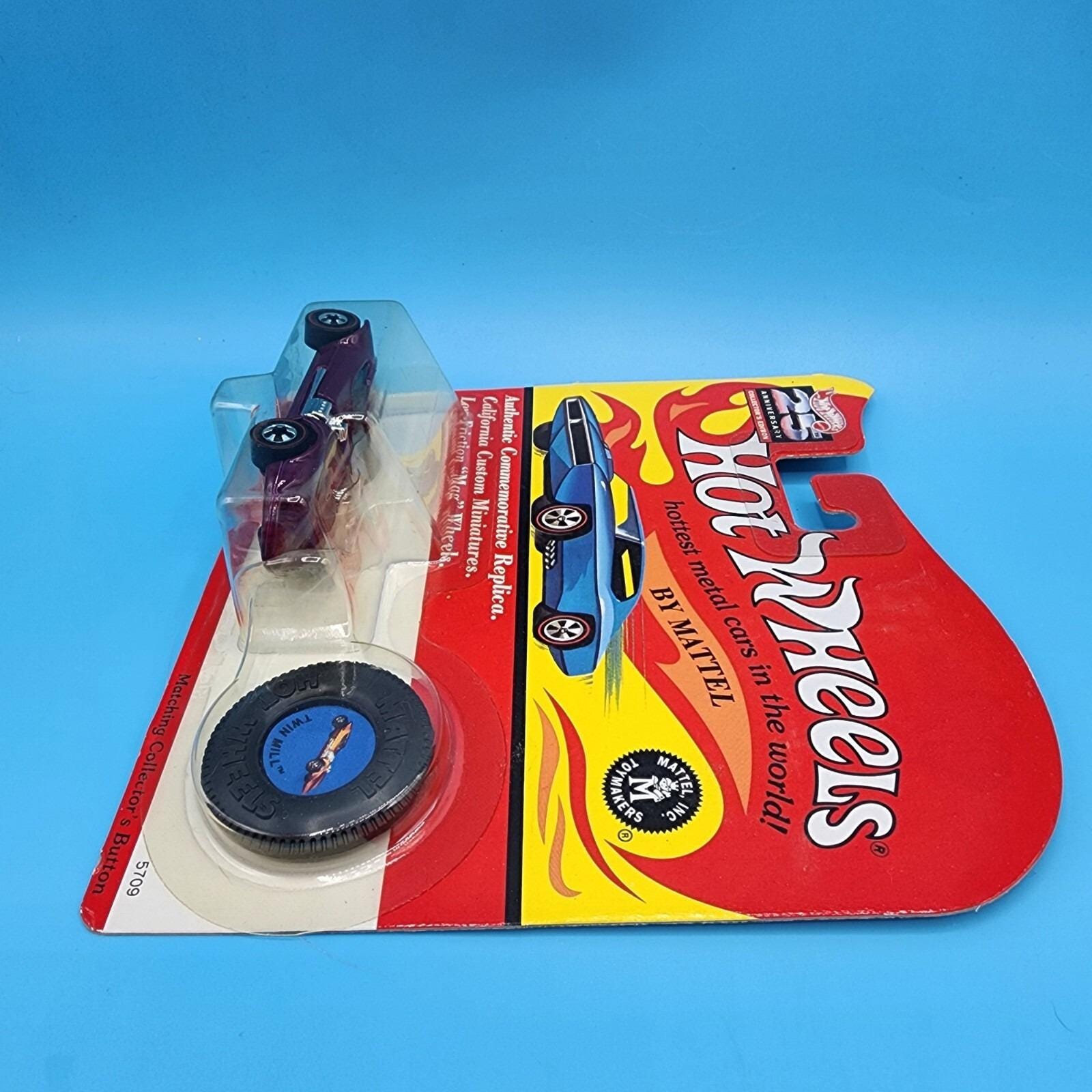 Hot Wheels 25th Anniversary 1992 Twin Mill 5709 Magenta California ...