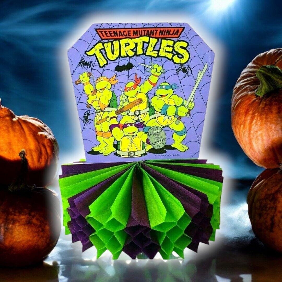Teenage Mutant Ninja Turtles Halloween 1989 Honeycomb Decoration ...
