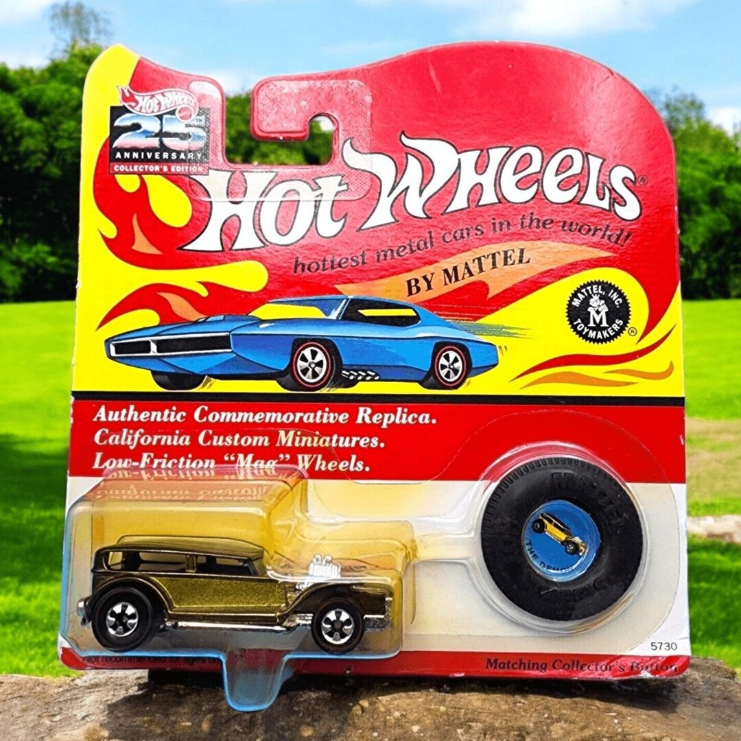 Hot Wheels 25th Anniversary 1992 the Demon 5730 Olive Green California ...