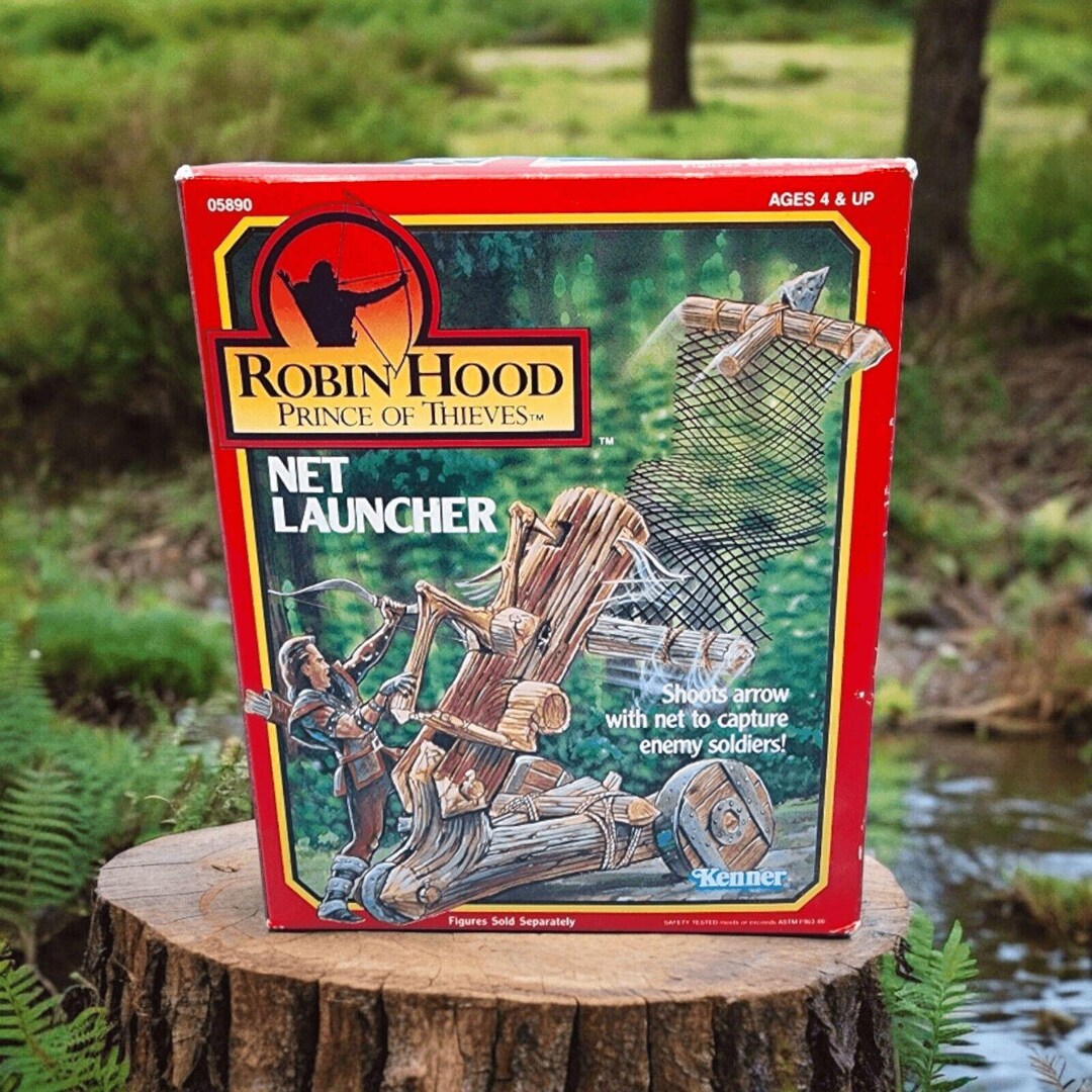 Robin Hood Prince of Thieves Net Launcher Kevin Costner Movie Kenner ...