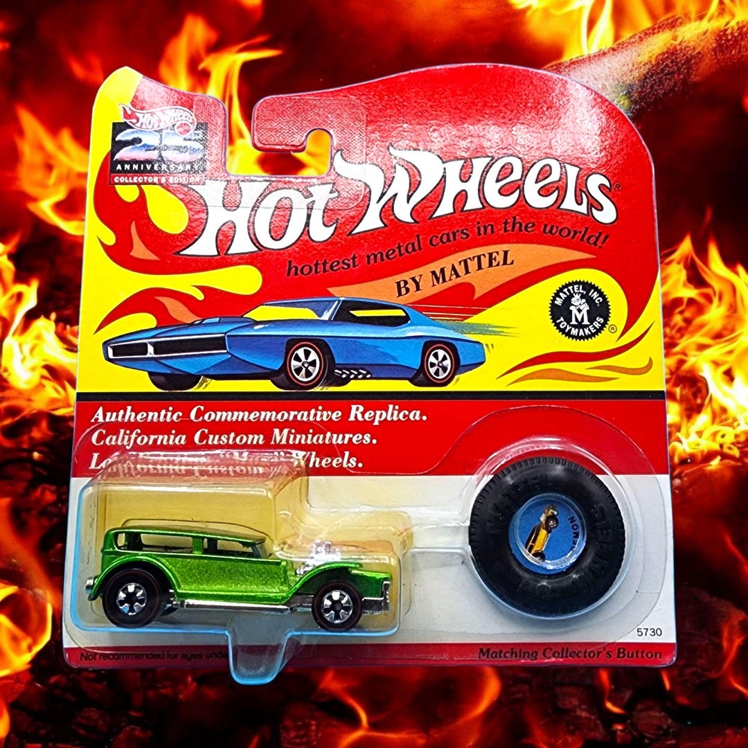 Hot Wheels 25th Anniversary 1992 the Demon 5730 Lt Green California ...