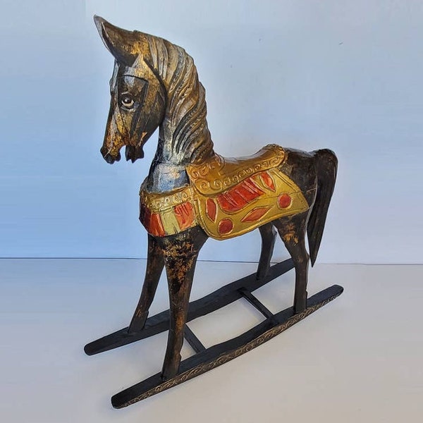 Wooden Rocking Horse - Etsy
