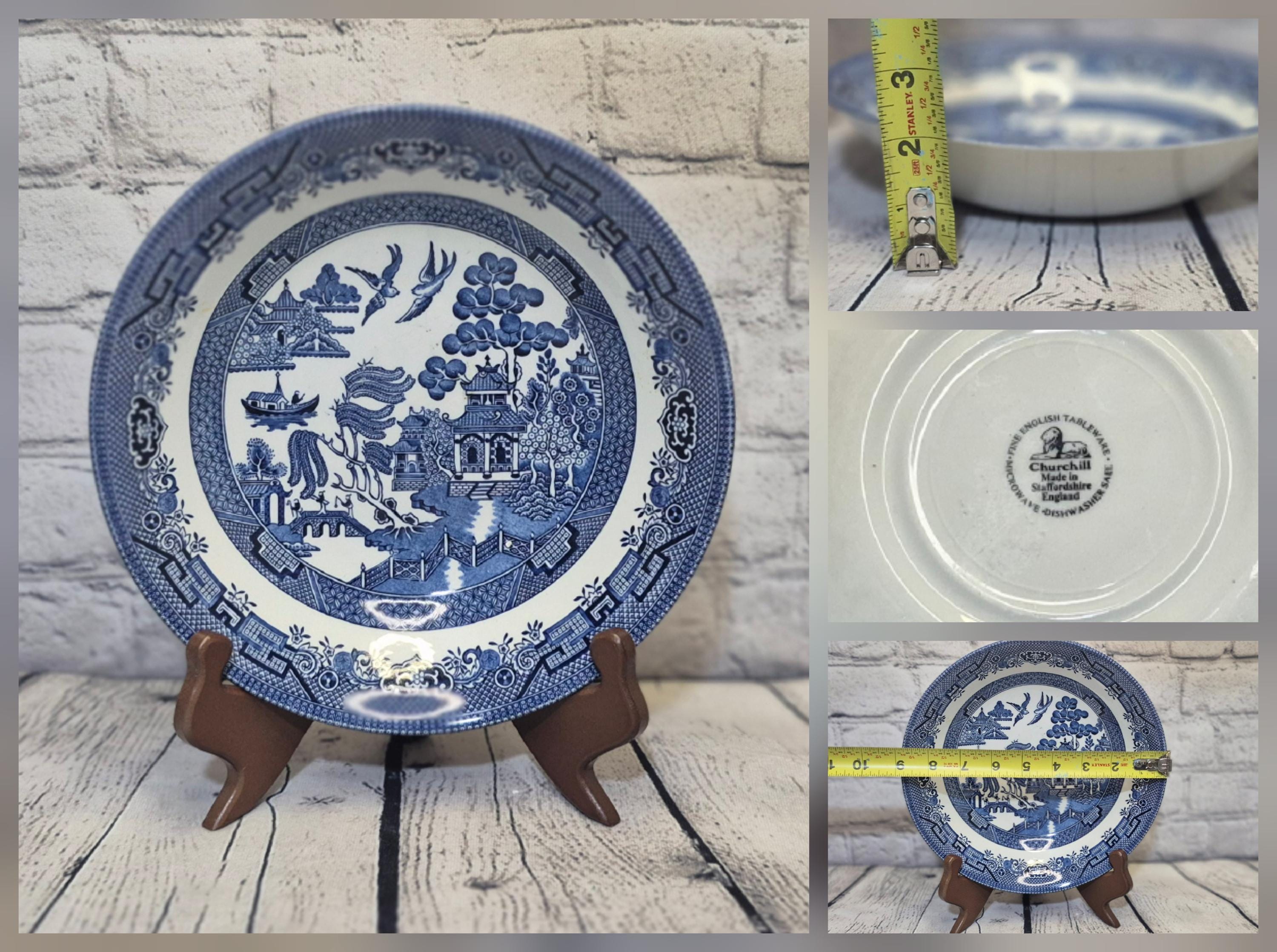 Dinnerware Collection in Blue Willow Pattern, Made in England - Etsy